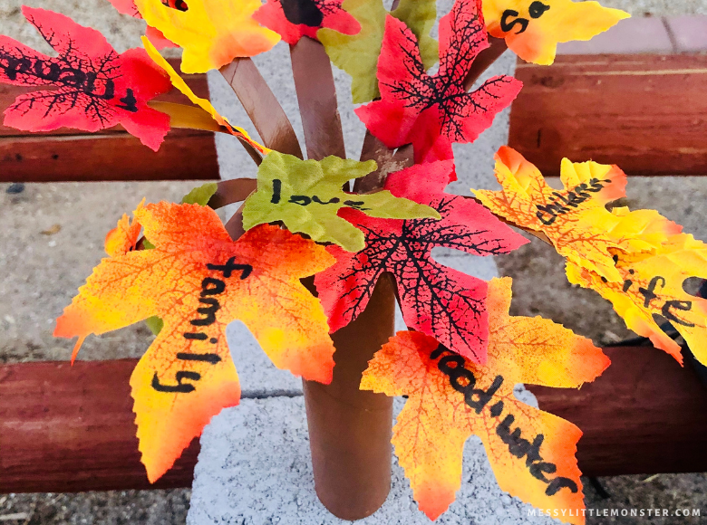 Thankful Tree Craft - Messy Little Monster