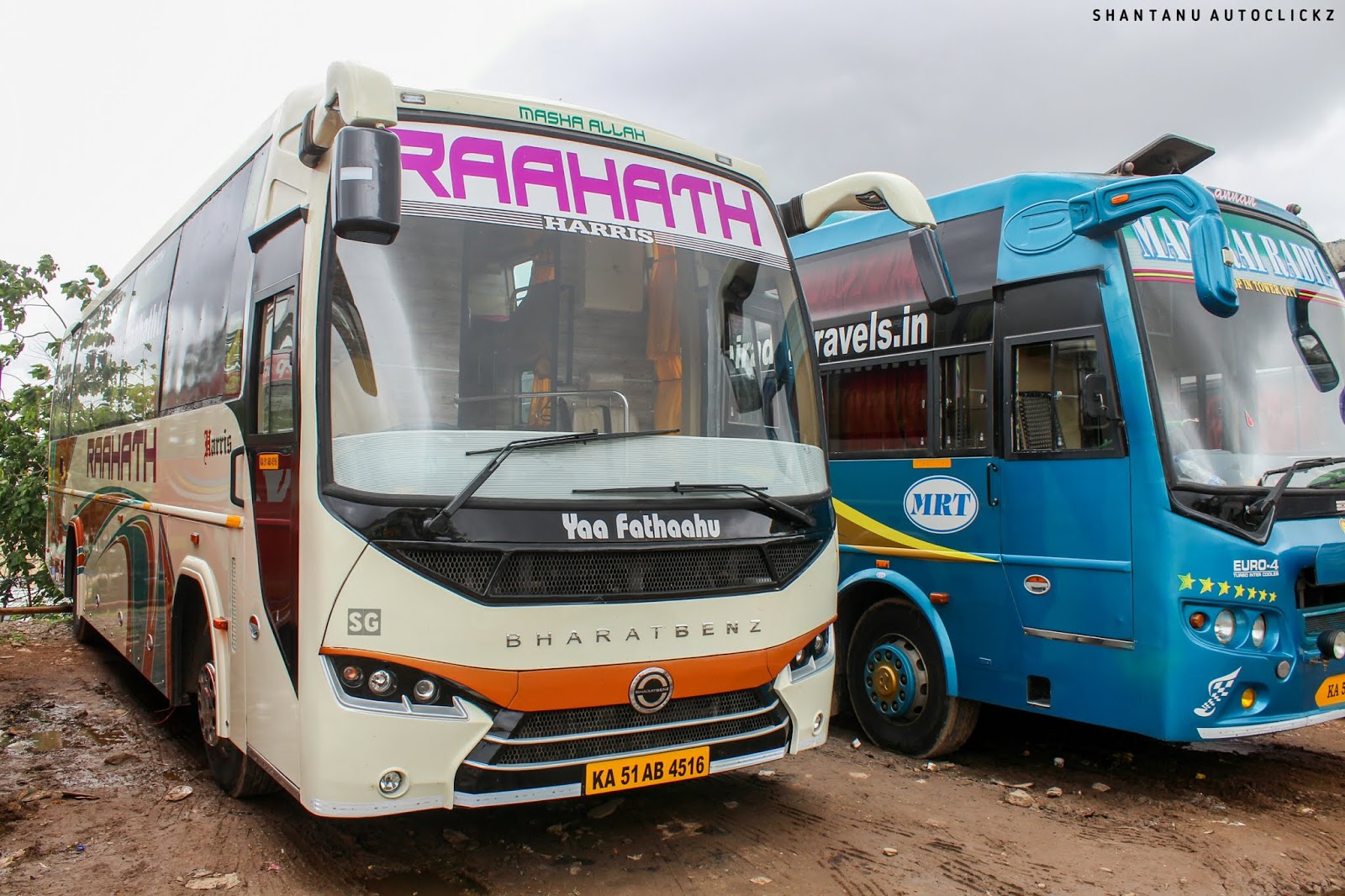 Shantanu Autoclickz: Brand new Raahath Travels Bharatbenz 1623 SMK ...