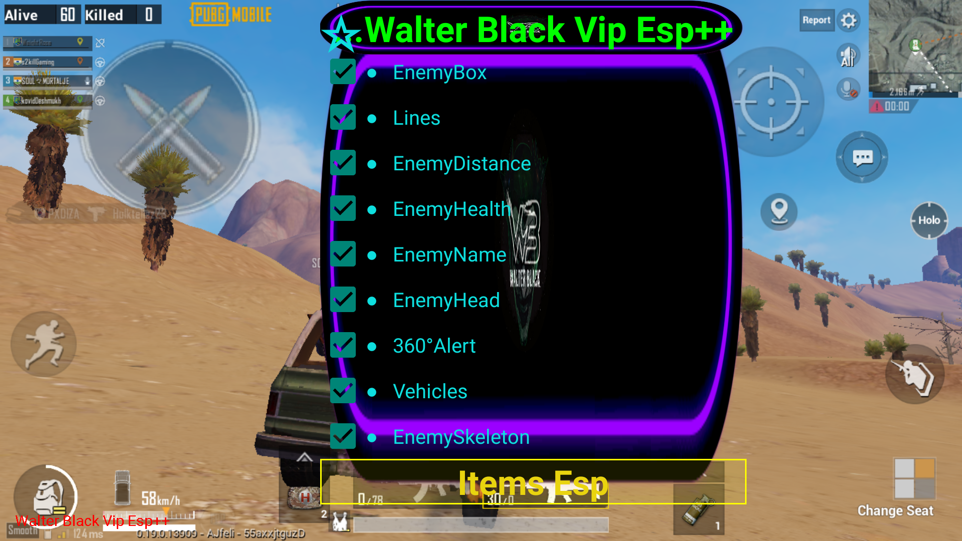 Pubg mobile New ESP Hack no Root No Ban | Free download