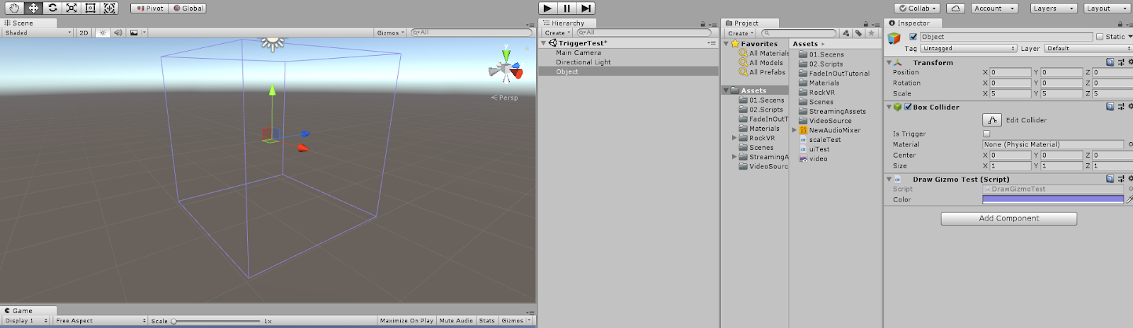 unity - Gizmo Draw Cube Edge 큐브 테두리