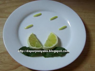 Contoh gambar Garnish dengan bentuk sederhana - Welcome to my kitchen