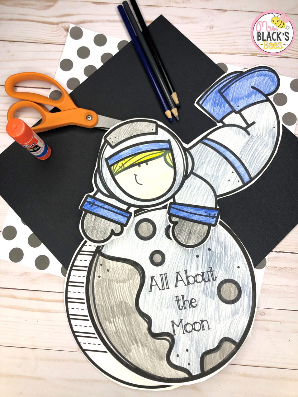 Moon Craft and Writing | Mrs. Black's Bees