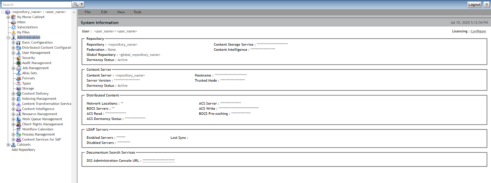 DA- Documentum Administrator