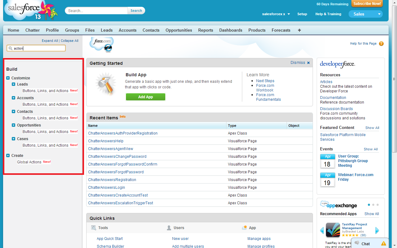 How To Create Global Actions For Chatter Step By Step Procedure To Create Actions On Salesforce