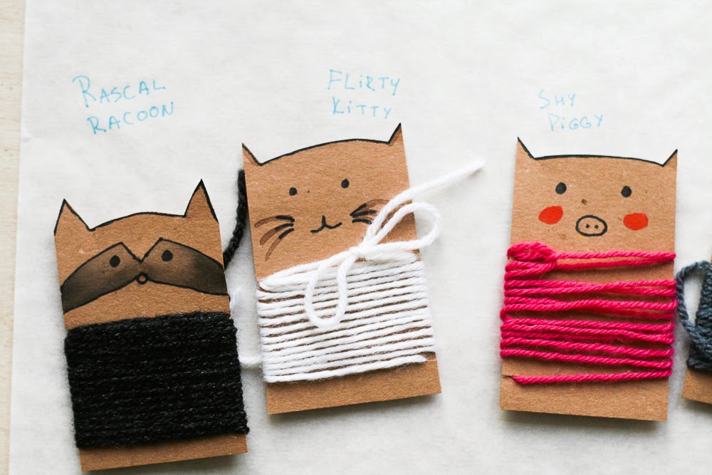 akwiinas: How to make cute thread holders