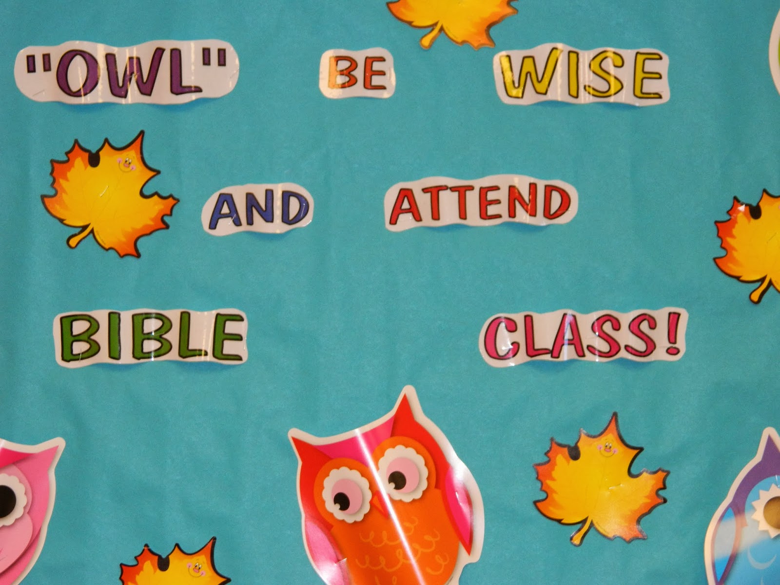 Hands On Bible Teacher: OWL Be WISE and ATTEND BIBLE Class. Attendance ...