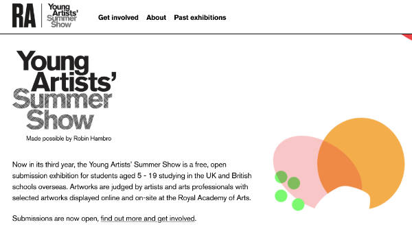 MAKING A MARK: Young Artists Summer Show at the Royal Academy of Arts