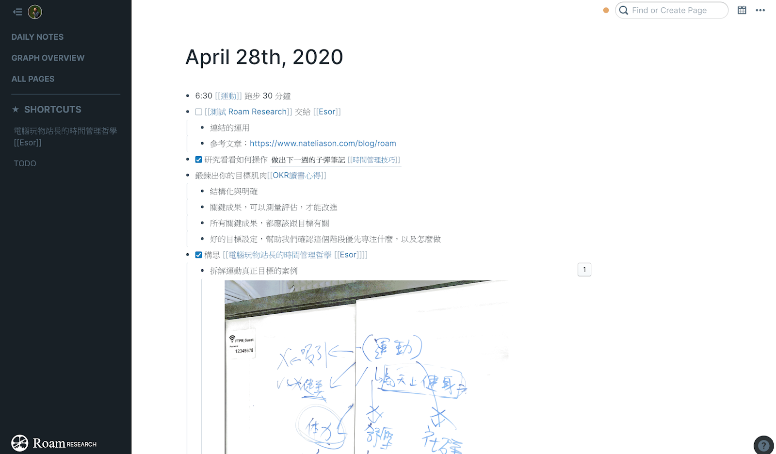 Roam Research 解放思考自由的網絡狀筆記工具，全圖解教學