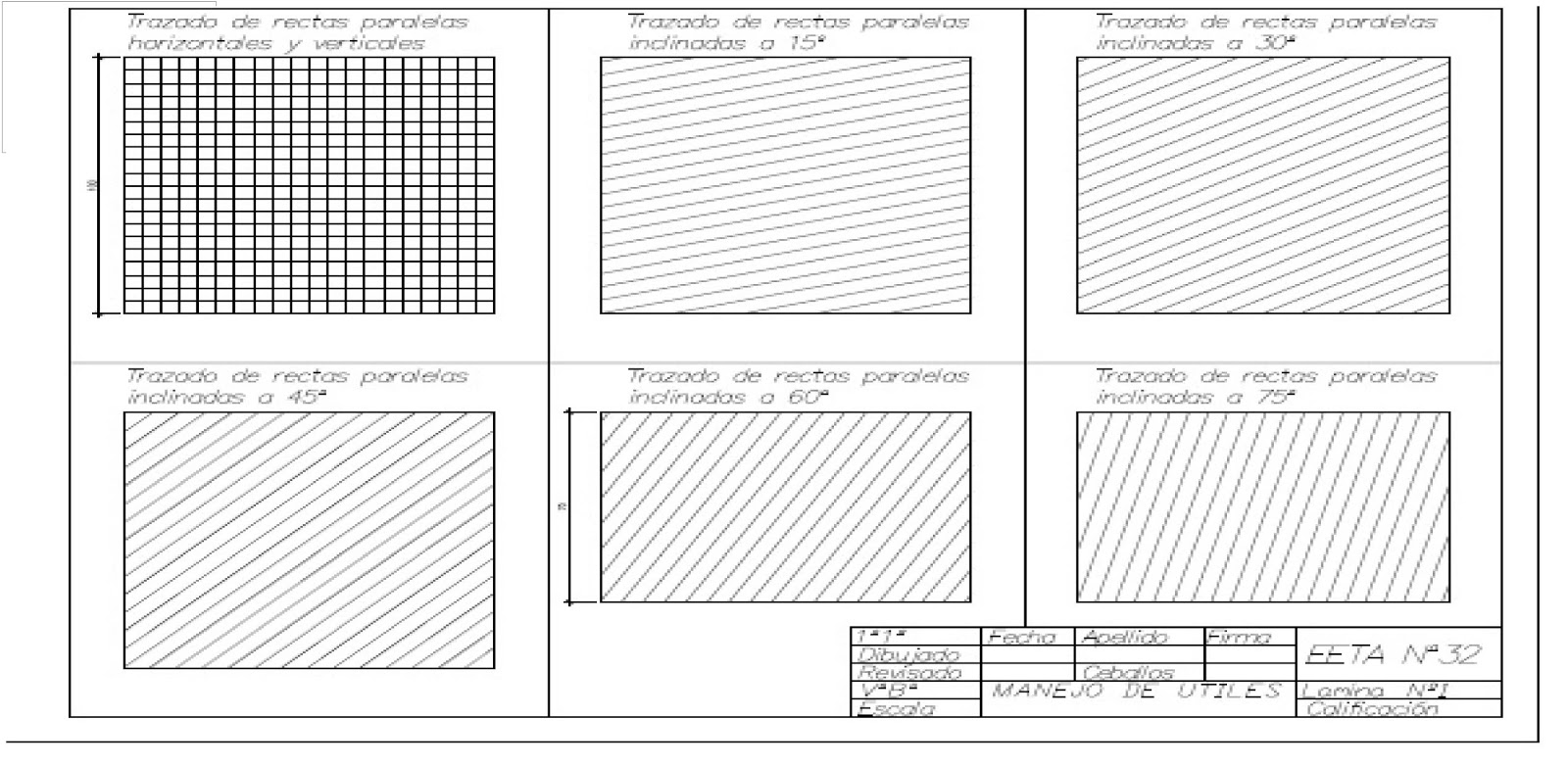 Dibujo Tecnico EETA Nº 32