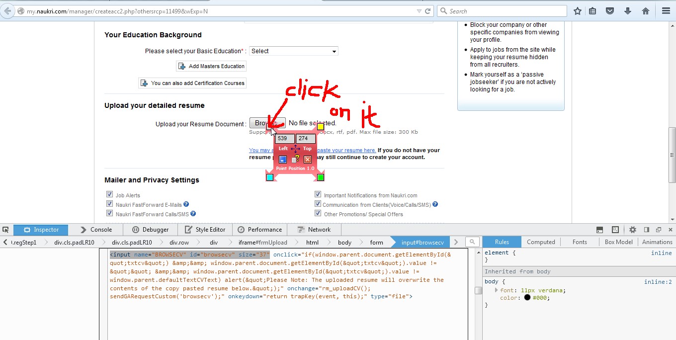 Selenium Automation Blogs By Avinash Pande Upload File In Selenium Webdriver In Java Using