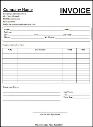 Australian Tax Invoice Requirements - Invoice Template