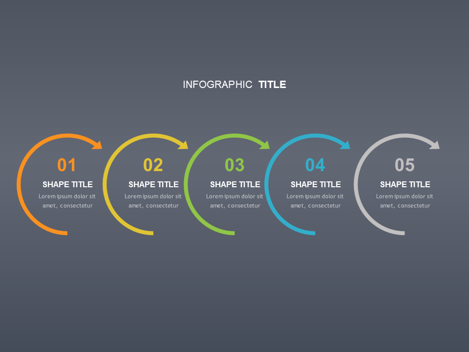 Arc Stack Ring PowerPoint Templates - PowerPoint Free