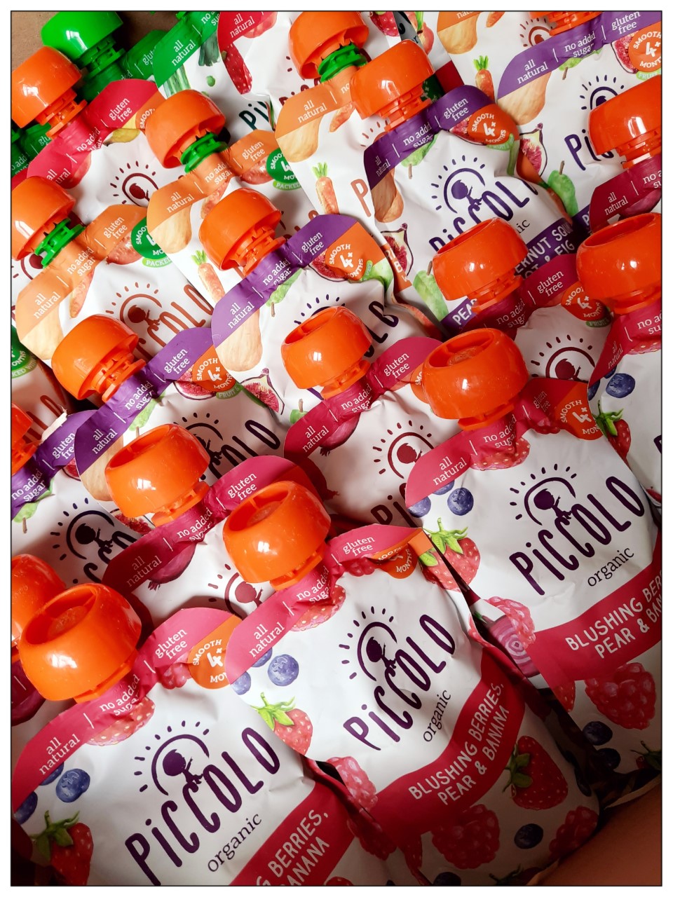 The New Cooking Range From Piccolo — Rice Cakes and Raisins