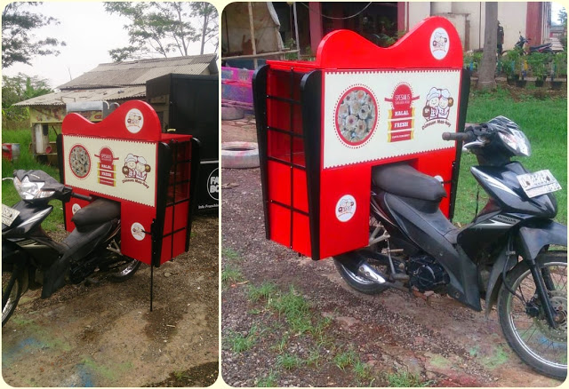 Gerobak motor roda dua - Jasa gerobak motor | Gerobak Unik Bandung