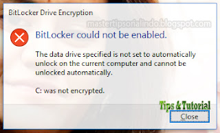 Memperbaiki Error BitLocker could not be enabled di Windows 10/11 ...