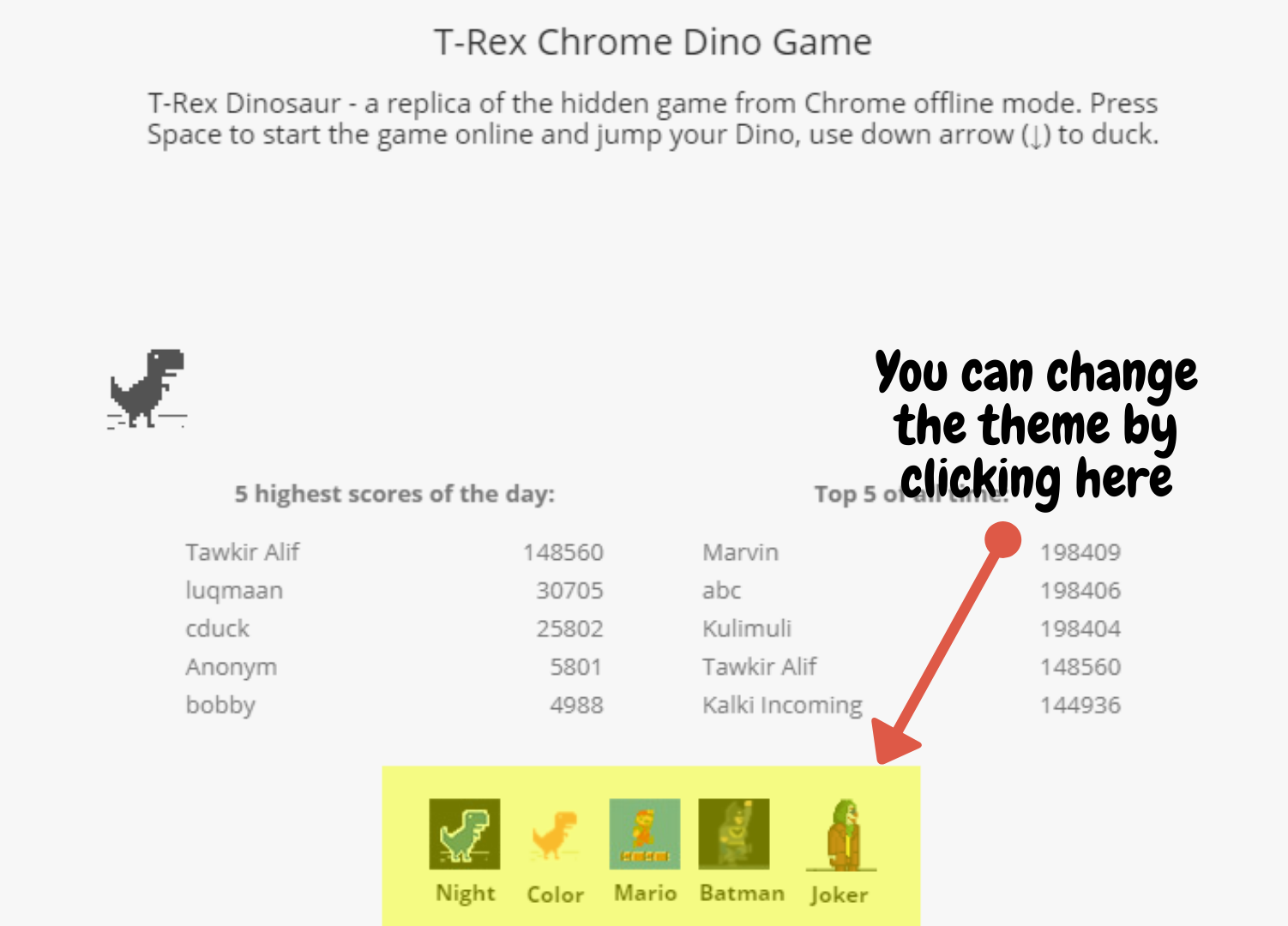How To Play Chrome Dinosaur Game Online And In Any Browser With Full Customizations Tech With how-to-play-chrome-dinosaur-game-online-and-in-any-browser-with-full-customizations-tech-with