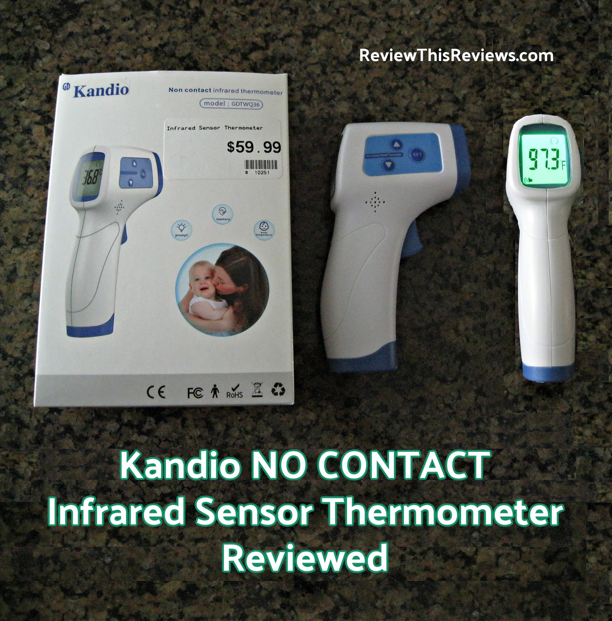 Kandio Non Contact Infrared Sensor Thermometer Reviewed