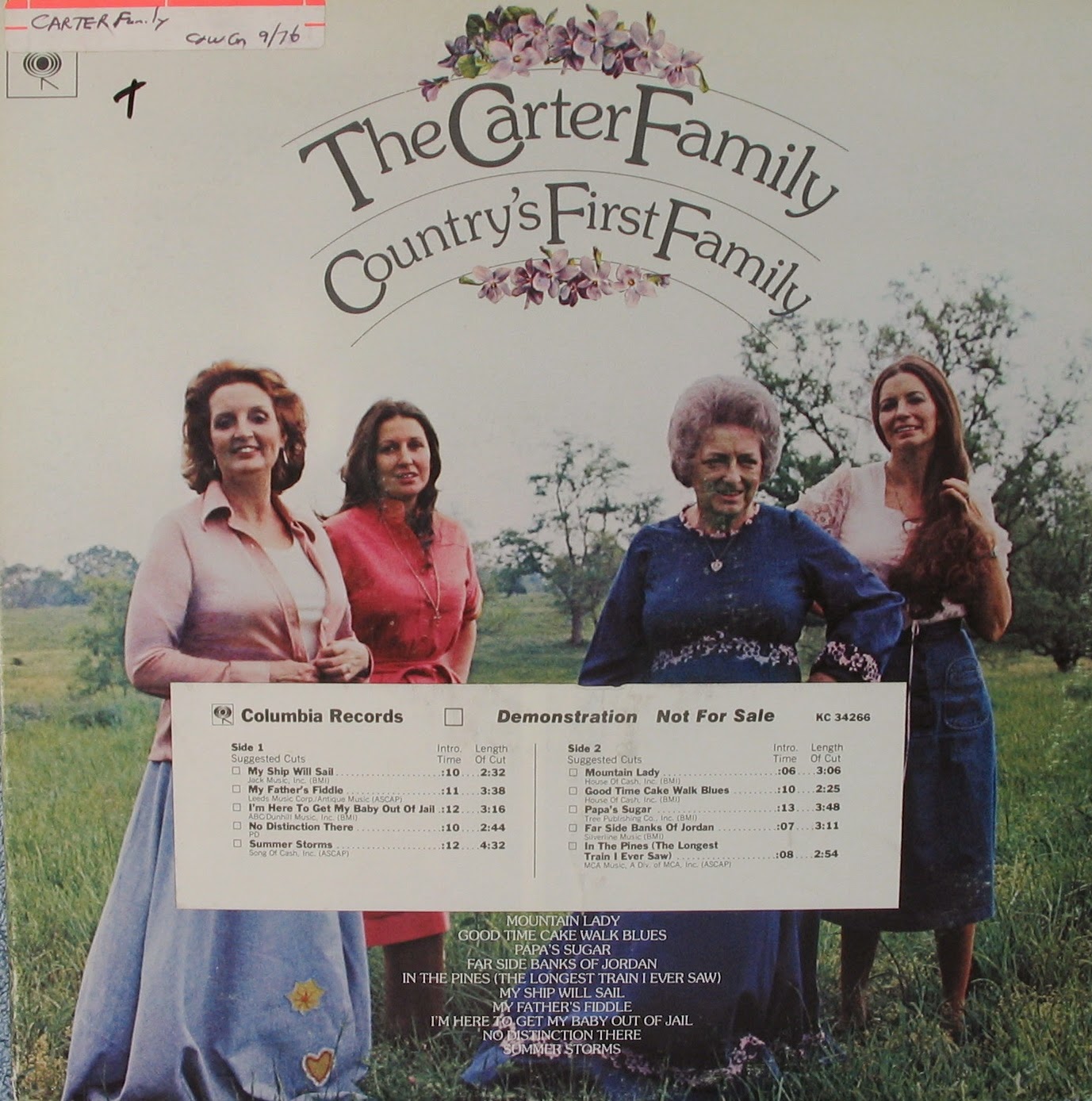 Allen`s archive of early and old country music.: The Carter Family ...