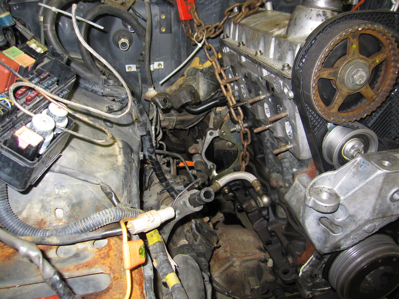 Toyota TDI 4Runner Project - Diesel Conversion: First VW TDI test fit ...
