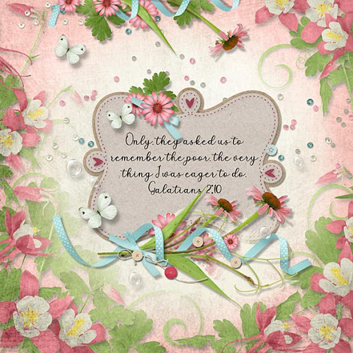 Layout for Today: Remember the Poor