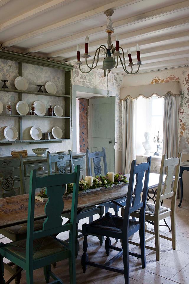 The colourful update of a rustic French farmhouse in Normandy
