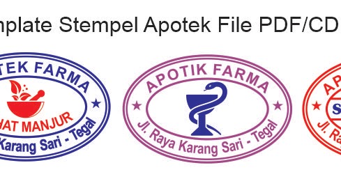 Contoh Stempel Apotek || Conotoh Stempel Toko Obat || Contoh Stempal ...