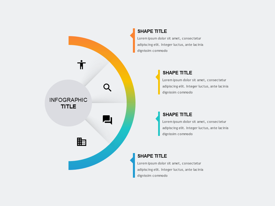 Gradient Arc Description PowerPoint Templates - PowerPoint Free