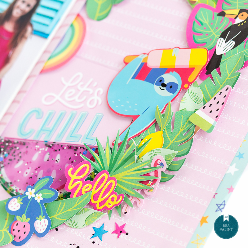 Bea Valint: Wild Card layout | American Crafts DT