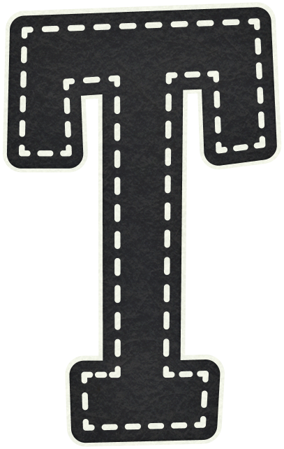 Moldes de Letras Negras Grandes