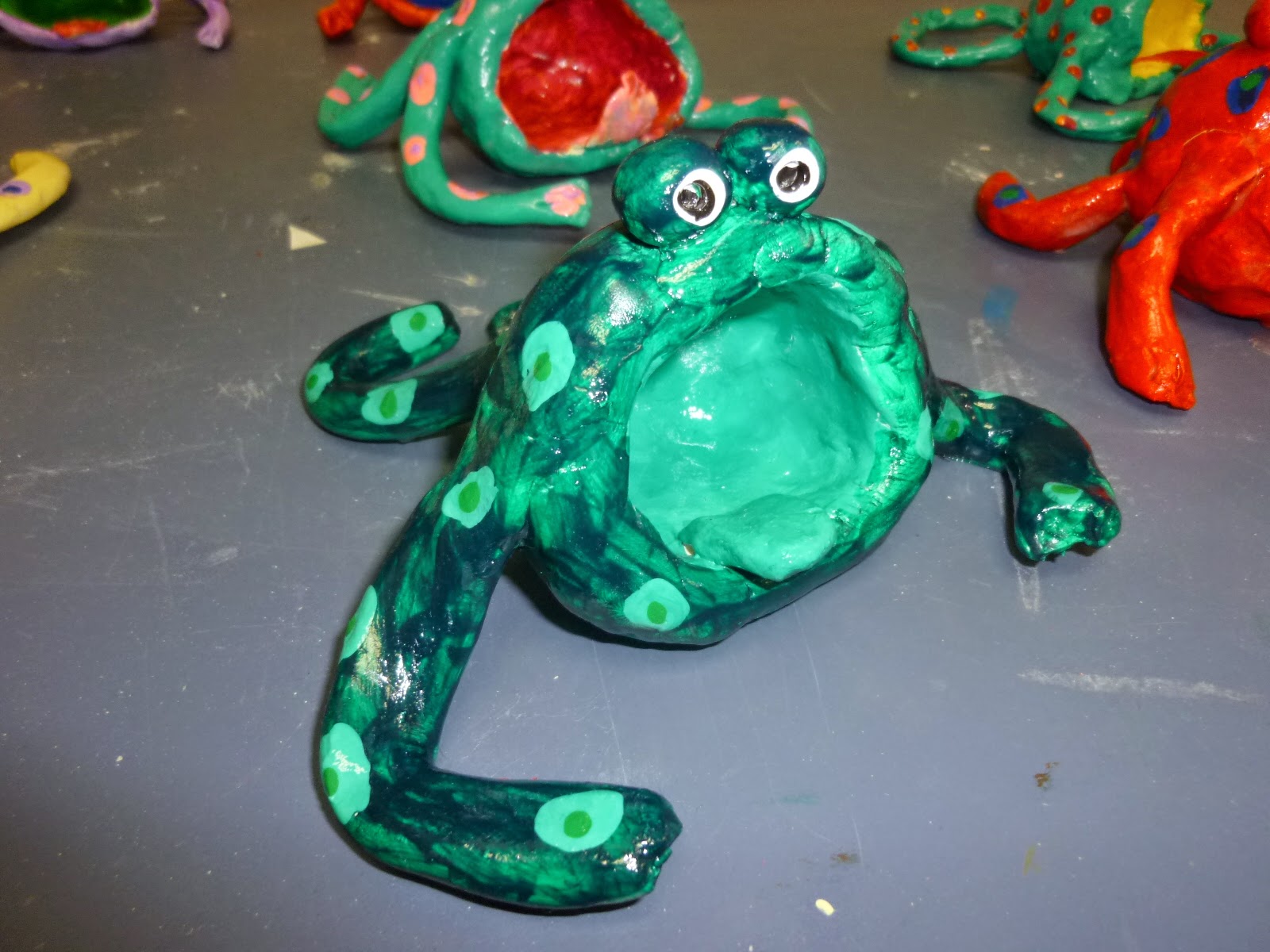 Mrs. Werner's Art Room: 4th Grade Clay Frogs