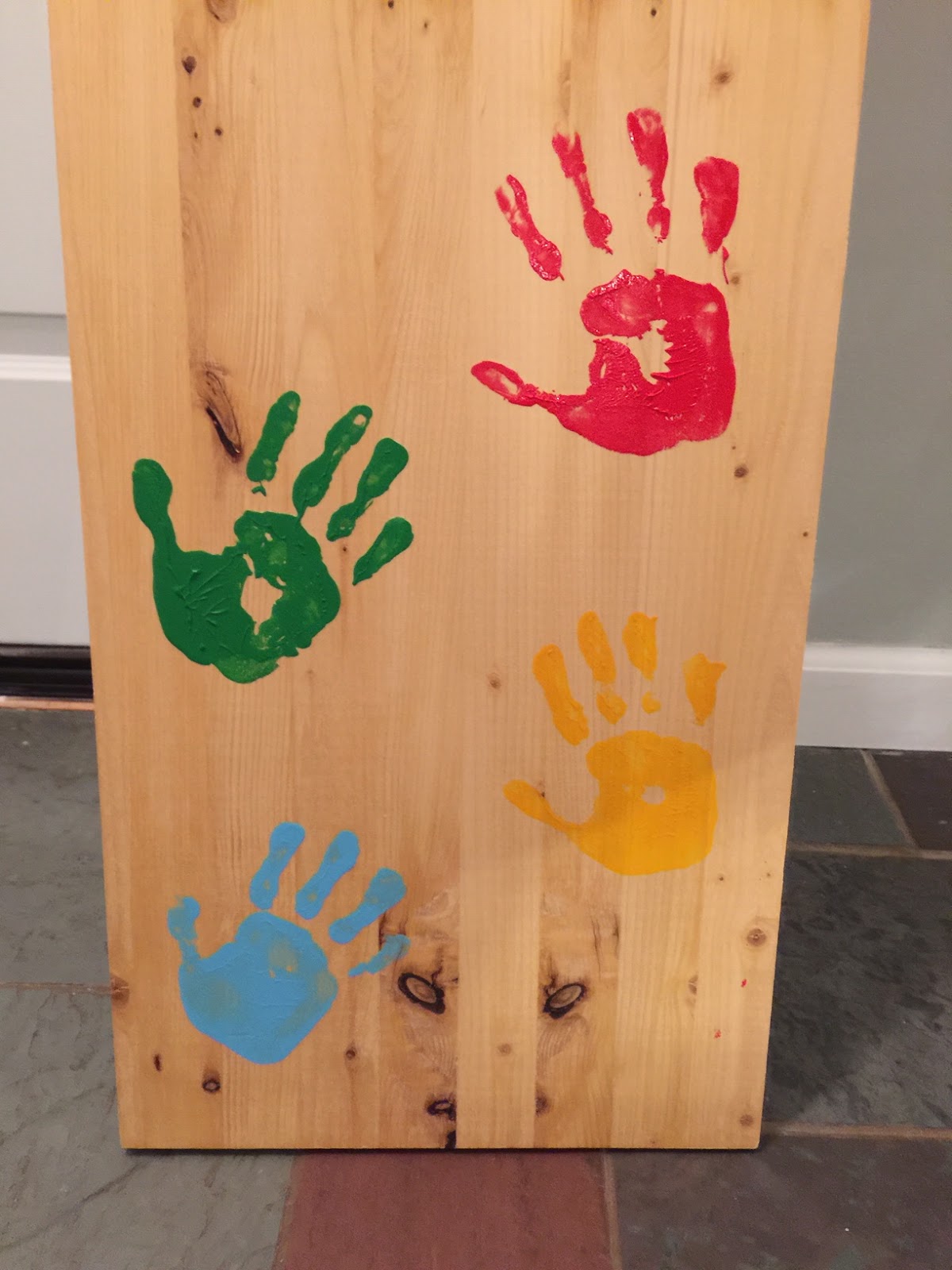 poke it with a stick. image gallery: handprint board