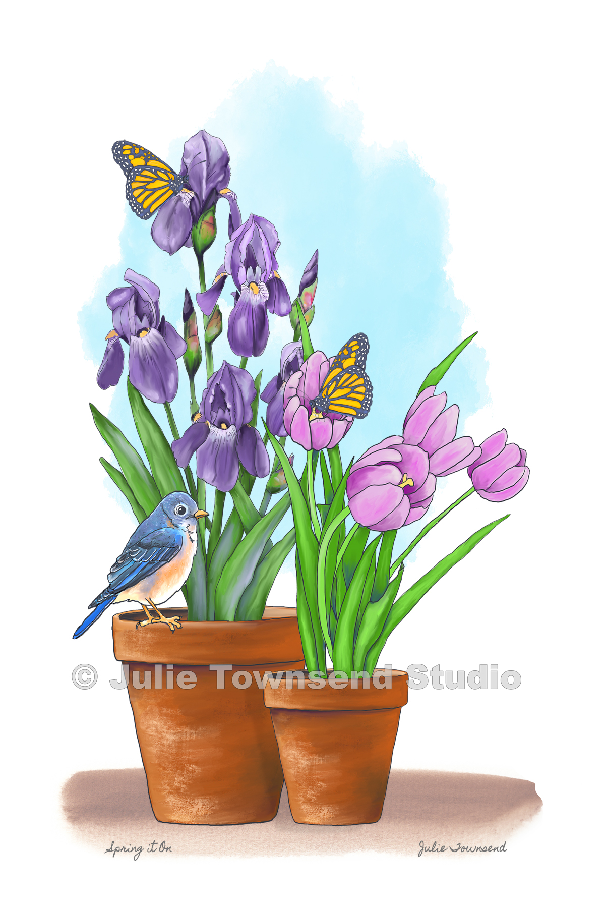 Julie Townsend Studio: Awwchuuu....Spring is upon us