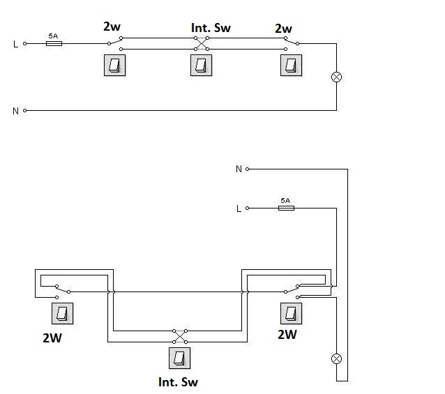 How to Control Lighting Circuit in 2 or More Locations? - Electrical Axis