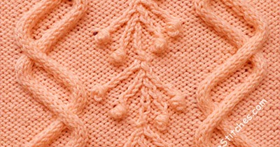 Cable Pattern 2: Double Waves and Crazy Maypole