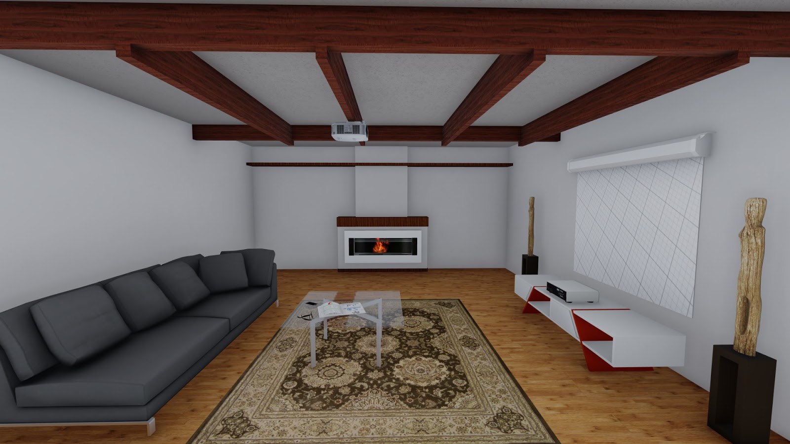 Living Room Interioir design 12x6 m | Life блог
