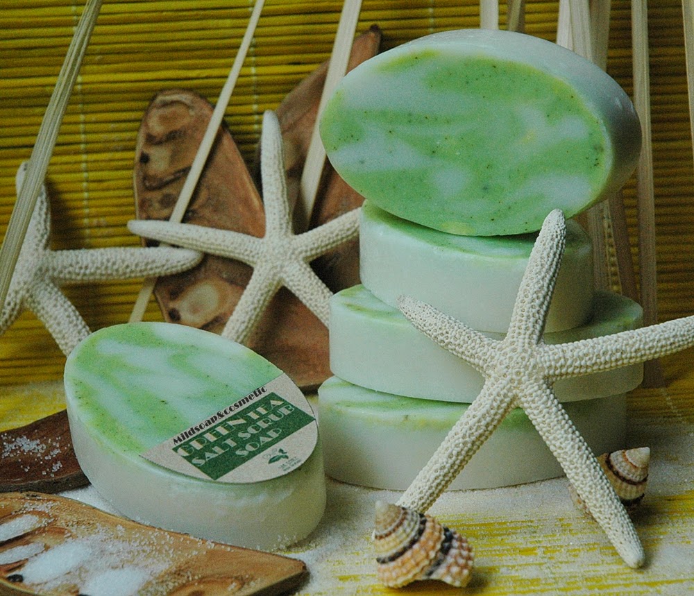 MAC-Soapmaker: สบู่เกลือทะเลสมุนไพร ,SALT SCRUB SOAP MAC