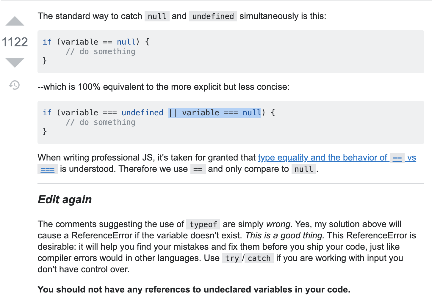 How To Check For Null And Undefined Variables Javascript