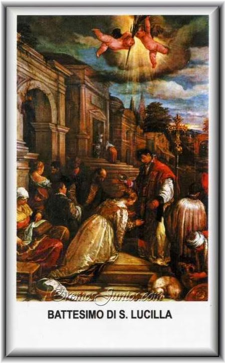 Vidas Santas: Santa Lucilla de Roma, Virgen y Mártir