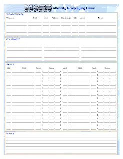 TheFairlyUnkempt: Mass Effect - Alternity Rulebook: Update 1