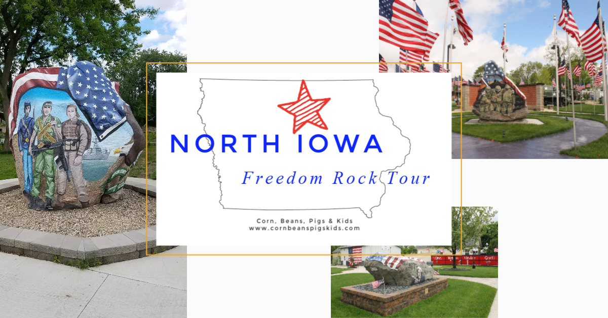 Corn, Beans, Pigs and Kids: North Central Iowa Freedom Rock Tour