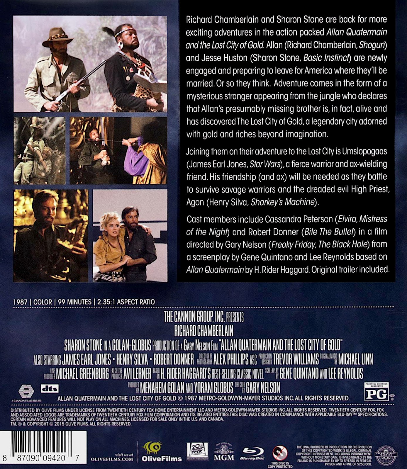 blu-ray and dvd covers: OLIVE FILMS BLU-RAYS