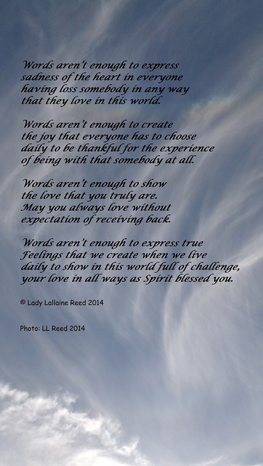 Lady Lallaine Reed's Positive