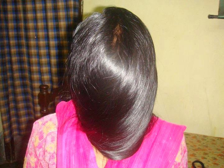 Indian Long Thick Hair Women 2 Long Hair Over Face