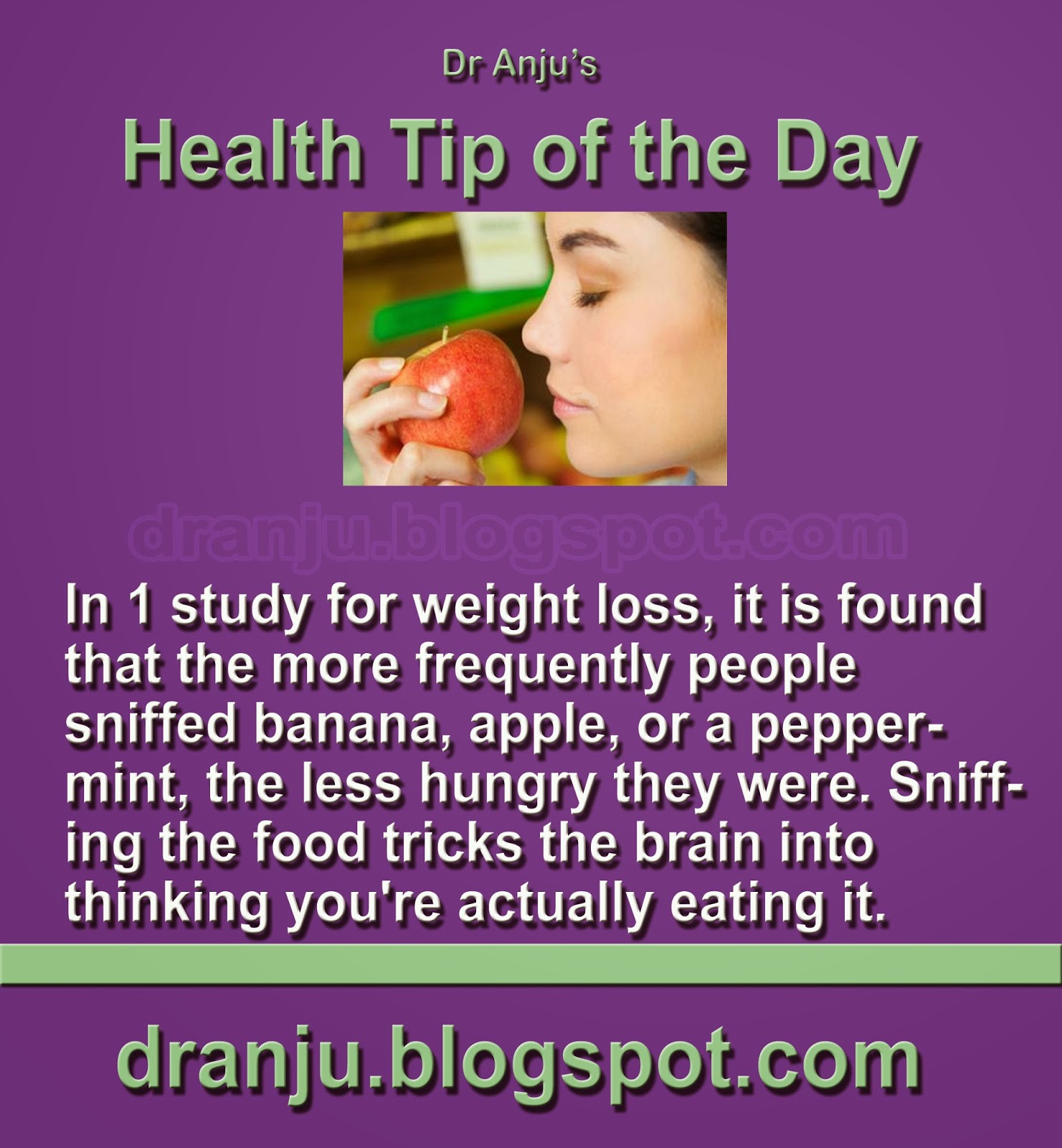 Dr Anju's Health Tips: Health Tip of The Day - 12th May