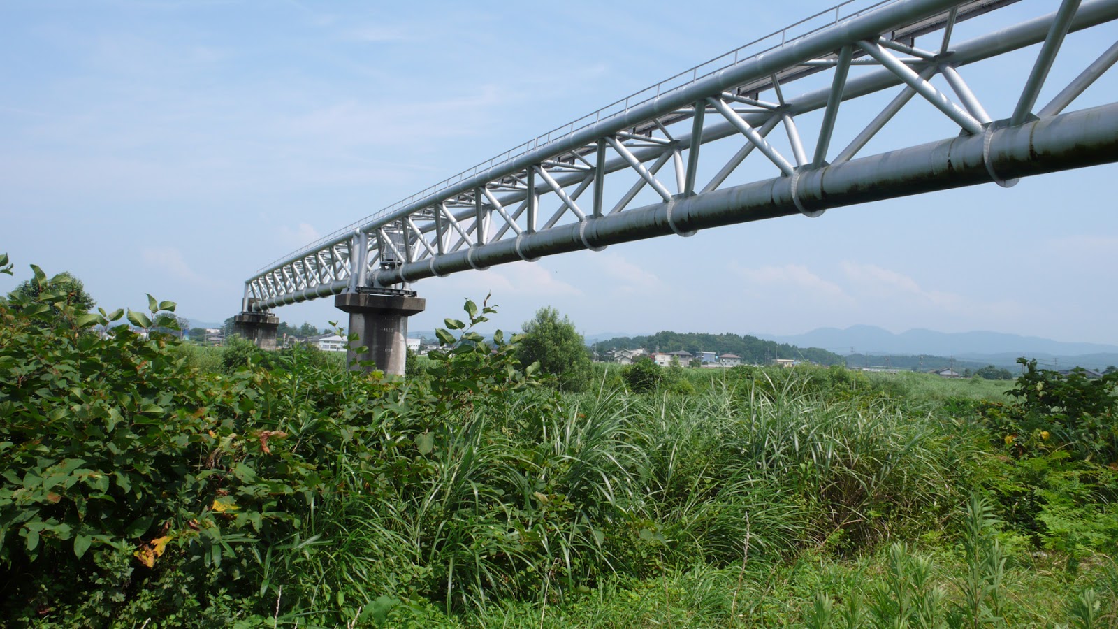 Bridge of the Week: Niigata, Japan's Bridges: Utility Bridge across the ...