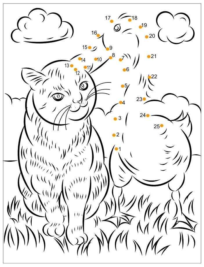 Nicole's Free Coloring Pages: CONNECT THE DOTS AND COLOR!
