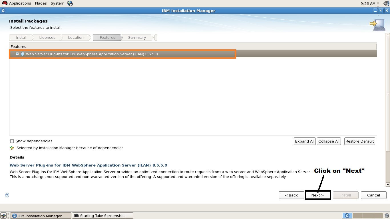 IBM WebSphere Application Server: Installing web server (ibm http ...