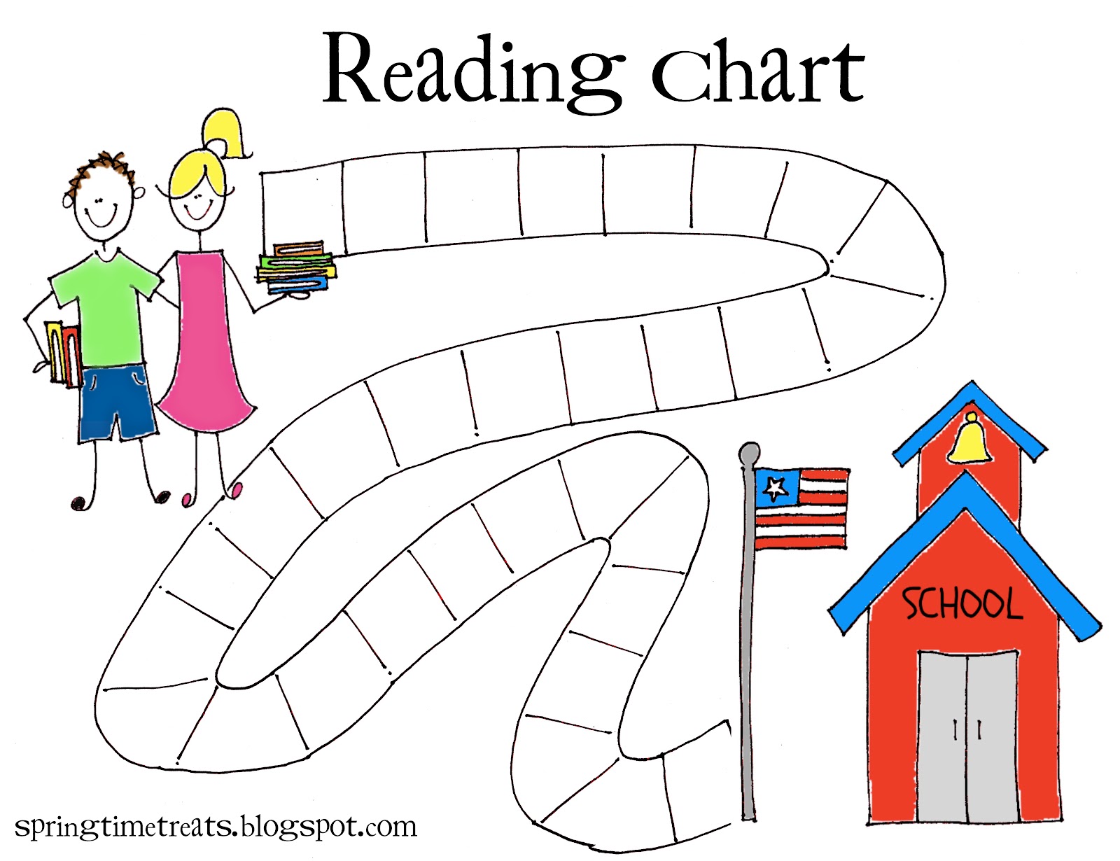Reading Chart - free printable