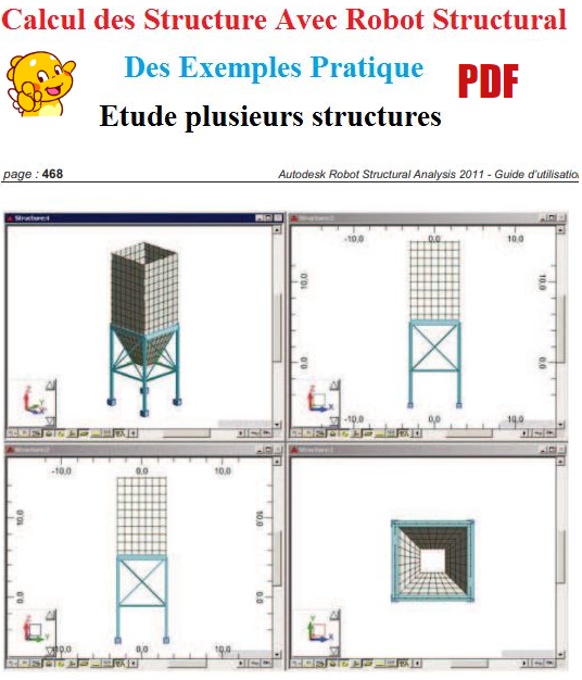 Calcul Des Structure Avec Robot Structural Des Exemples Pratique ...