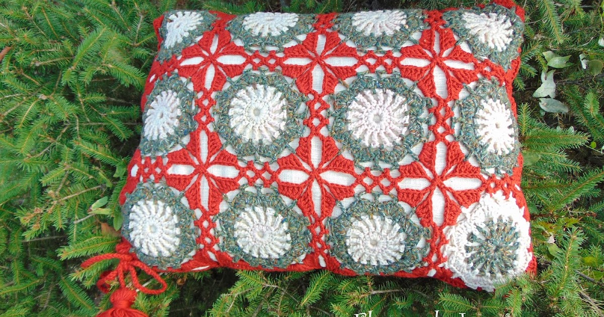 Floare de Lumina: perne decorative crosetate manual din lana si bumbac ...